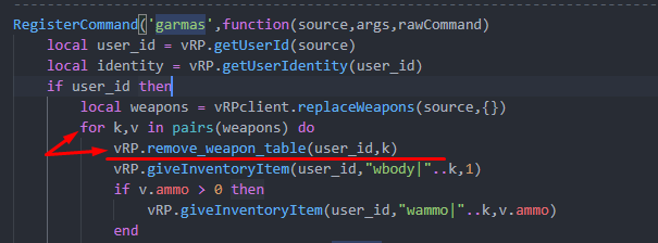 FIX DO BUG DE DUPLICAR ARMAS NO /GARMAS OU QUIT - Tutoriais - FiveMDEV! A maior comunidade FIVEM ...